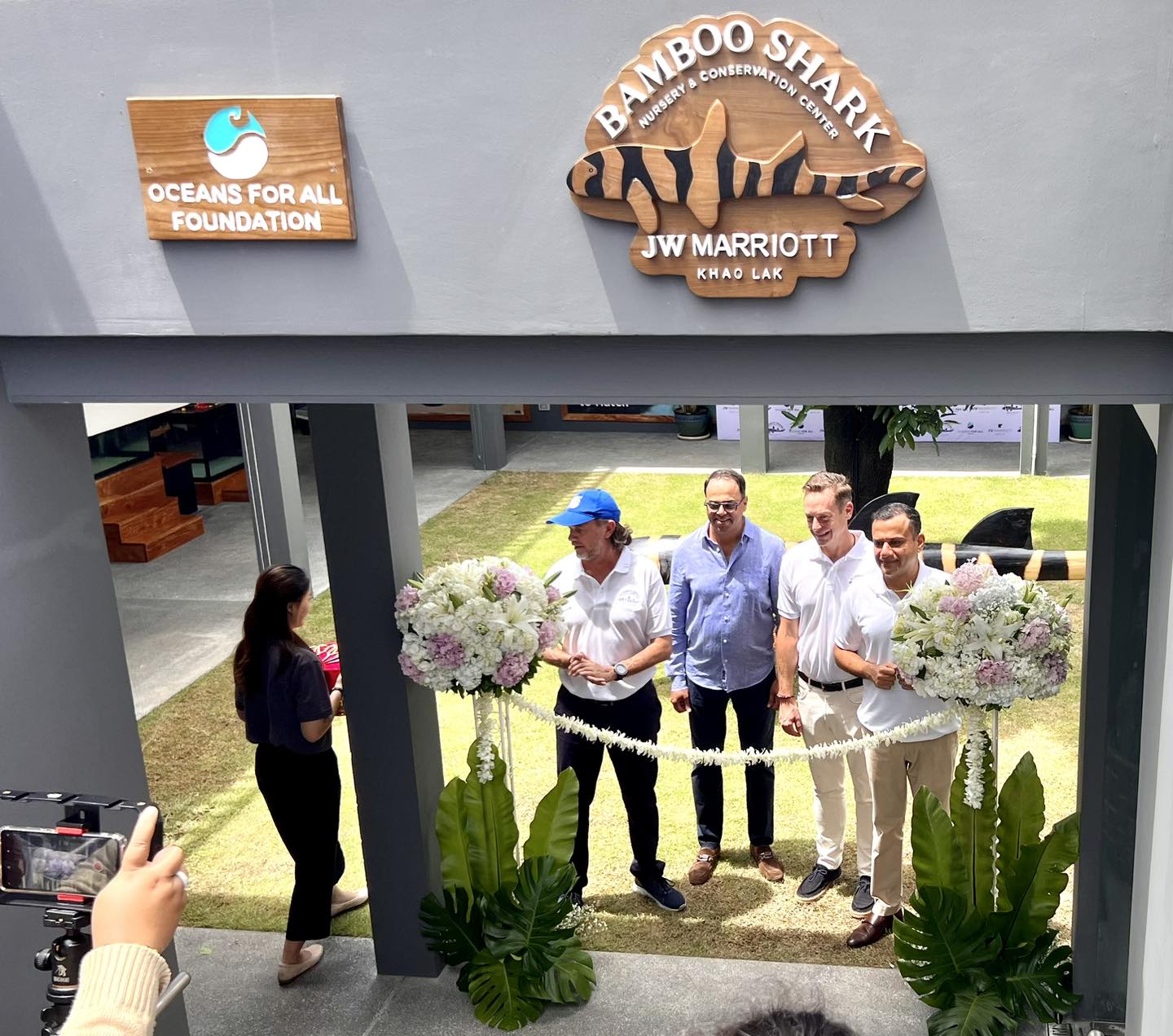 JW Marriott Khao Lak & OFA officially open the Bamboo Sharks Nursery ...